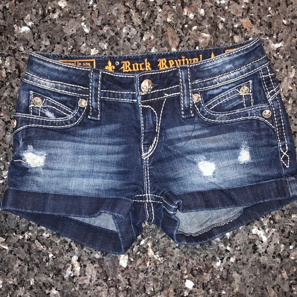 Rock Revival | Shorts | Rock Revival Johanna Denim Shorts | Poshmark